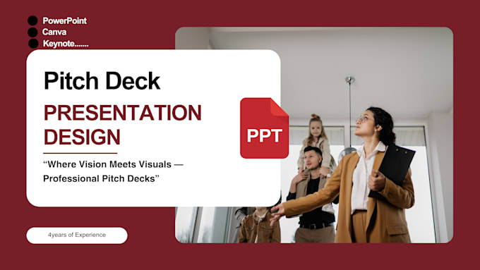 Design and redesign a professional pitch deck for your startup business ...