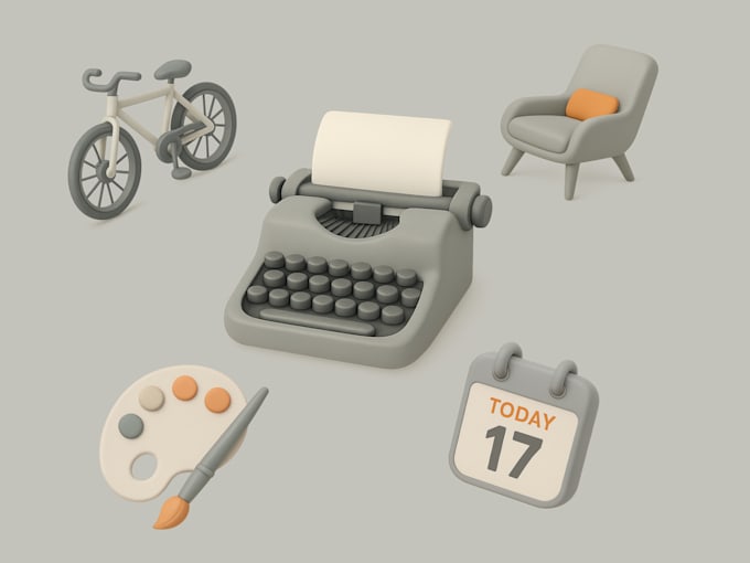 Create professional 3d icon packs by Hinrichbd | Fiverr