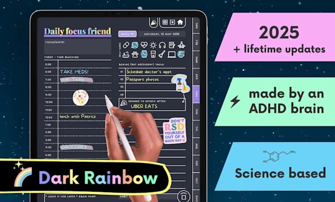 Create a clickable hyperlink digital planner for easy and organized ...