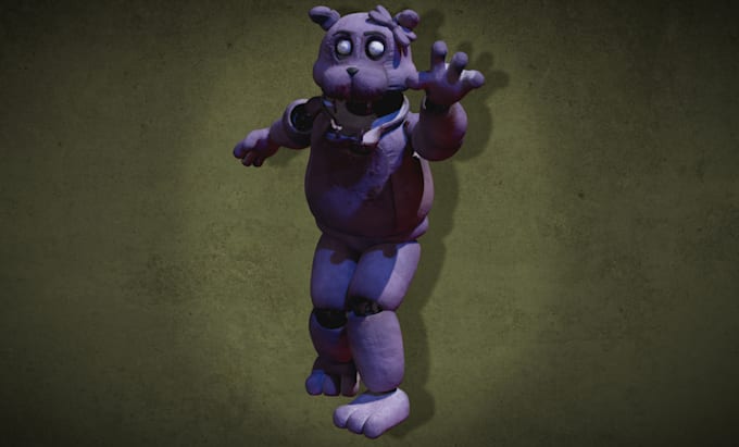 Create a 3d animatronic fnaf oc for your fangame by Loganjohansson | Fiverr