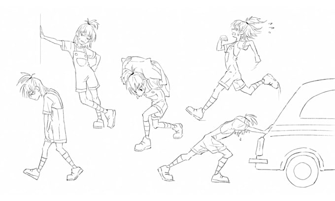 Create 2d frame by frame 2d traditional animation in 2d hand drawn ...