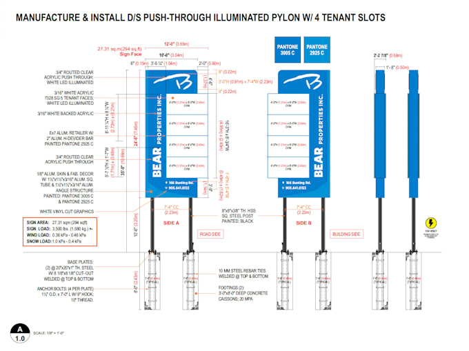 Design your signage and technical drawings for clients and permitting ...