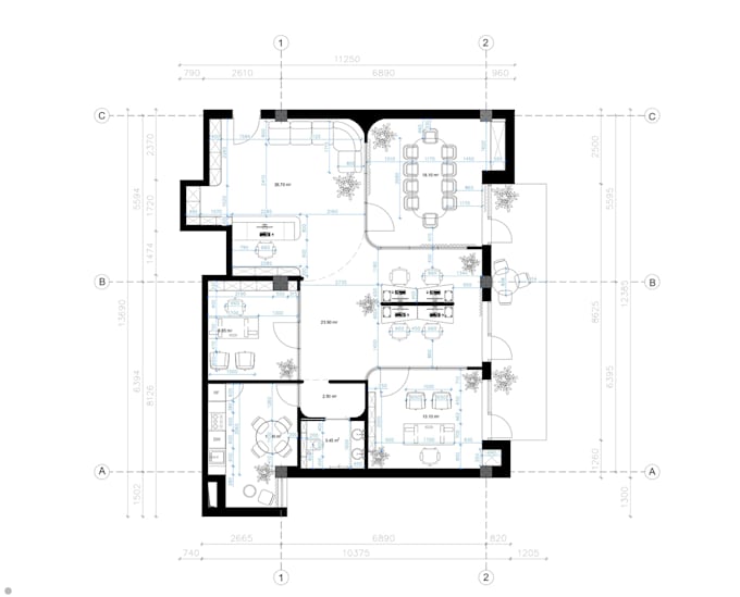 Do house, tiny, farmhouse, office, small studio, coffee shop 2d, 3d ...