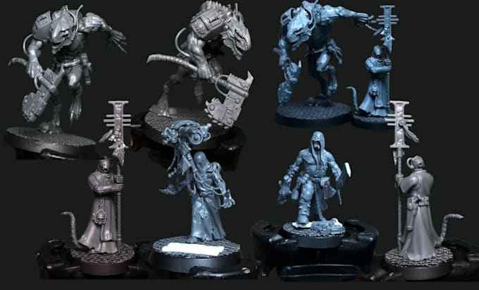 Do 3d print and paint model print and paint miniature figures warhammer ...