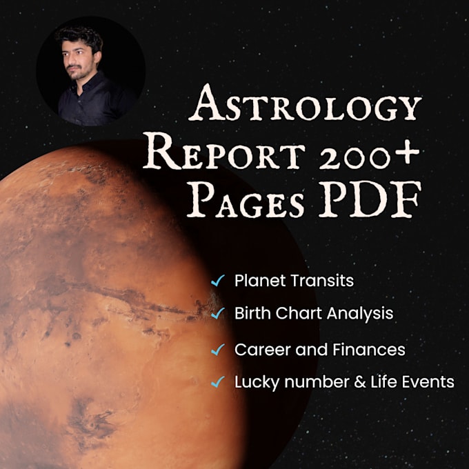 Create all in one personalized 200 page astrology report pdf by Dinar09 ...