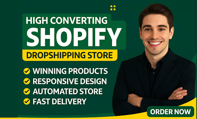 Setup profitable shopify store design or shopify website or ...