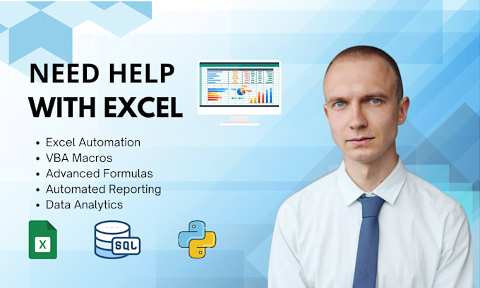 Be an expert in microsoft excel, google sheets, formulas, macros ... Be an expert in microsoft excel, google sheets, formulas, macros ...