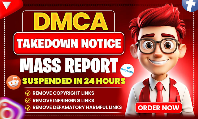 Takedown harassing remove copyright mass reports facebook youtube ...