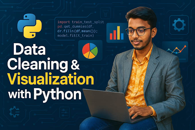 Clean preprocess and visualize your data using python by Rafiuali | Fiverr