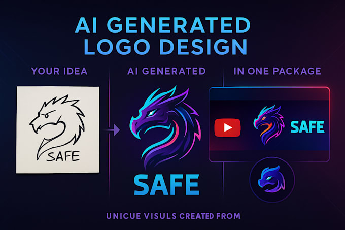 Create custom ai generated logo or banner by Kozu_crylect | Fiverr