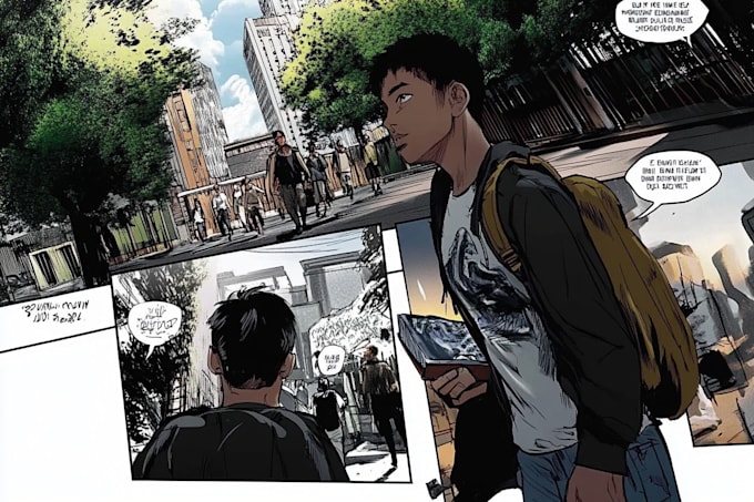 Make a comic illustrations for your anime and manga book by Lereecholtz ...