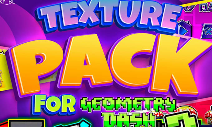 Design a texture pack for geometry dash by Gd_creat_or | Fiverr