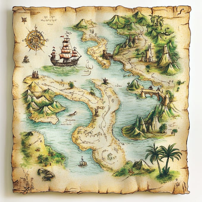 Make cartography dnd fantasy world map game, rpg campaign by Roberson58 ...