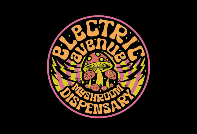 Design trippy psychedelic logo for your business by Peter_kinser | Fiverr