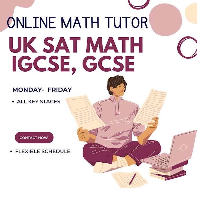 Teach uk sat math all key stages, igcse, gcse by Shagunbarkodia | Fiverr