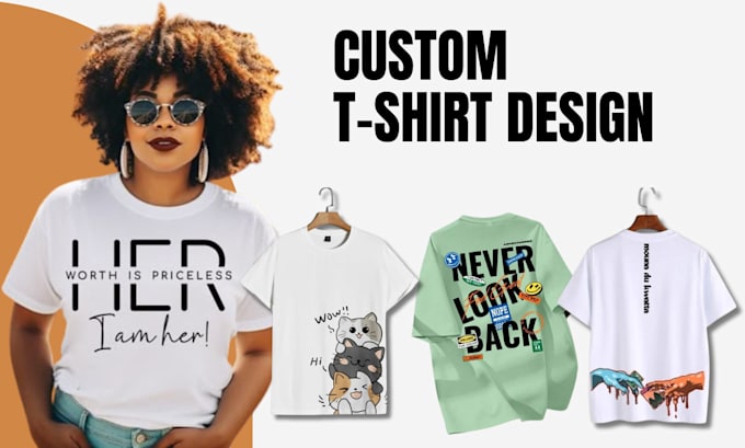 Create print on demand tshrit design, merchandise template, product ...