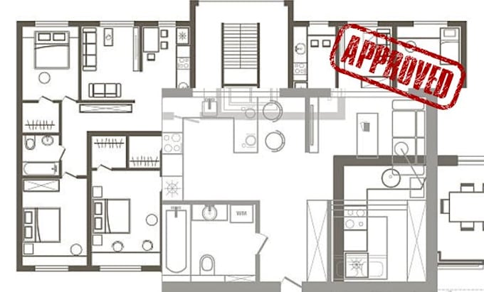 Draft detailed architectural construction drawings for your design by ...