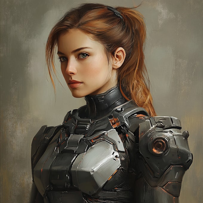 Design dnd character art illustration, fantasy, sci fi sheet by ...