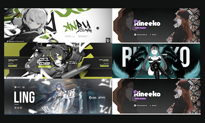 Make professional headers for youtube, twitch, discord and twitter by ...