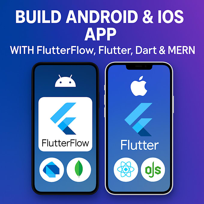 Build android, ios, mobile app using flutterflow, flutter dart and mern ... Build android, ios, mobile app using flutterflow, flutter dart and mern ...