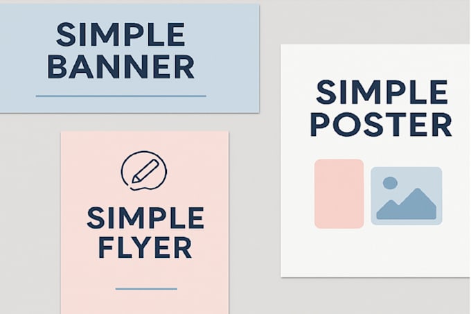 Design a simple and clean banner, flyer, brochure for your need by ...