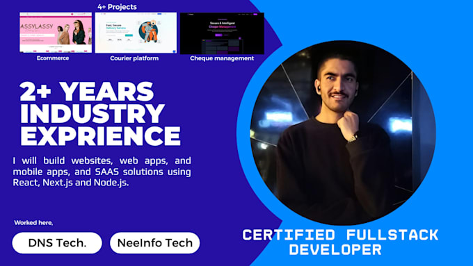 Develop full stack websites and web apps using nodejs, nextjs and ...
