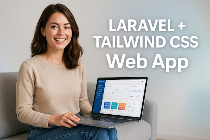 Develop a laravel web application with tailwind css and auth by Ema ...