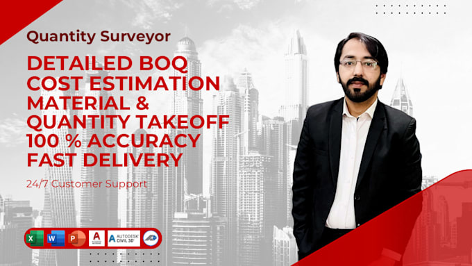 Do construction estimate, material take off, cost estimation by Sikandarlodhi | Fiverr