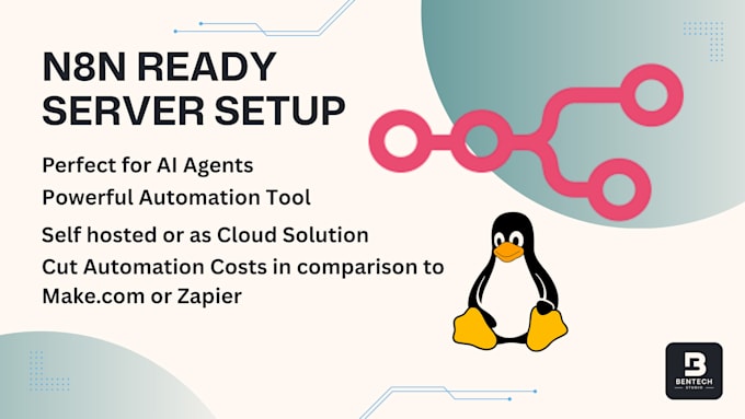 Setup a complete n8n server with subdomain and security by Bentech_app | Fiverr
