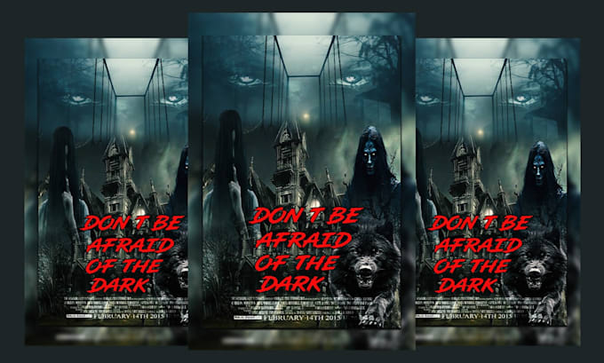 Design amazing horror movie posters by Rida_poster | Fiverr