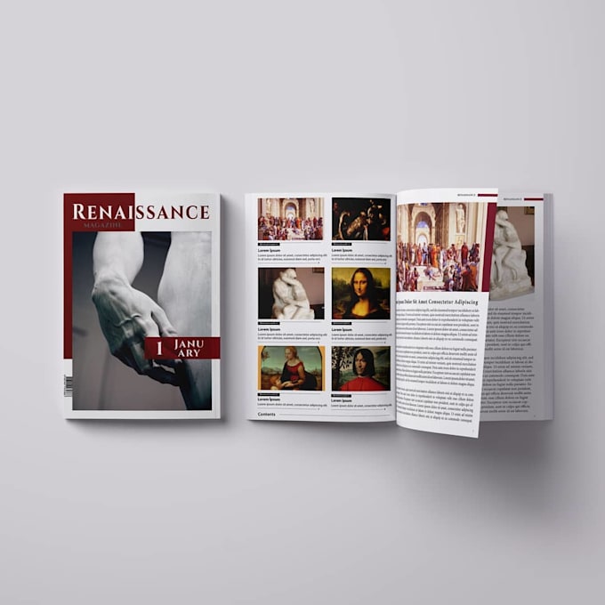 Design magazine, catalog, booklet, brochure, newsletter, magazine ...