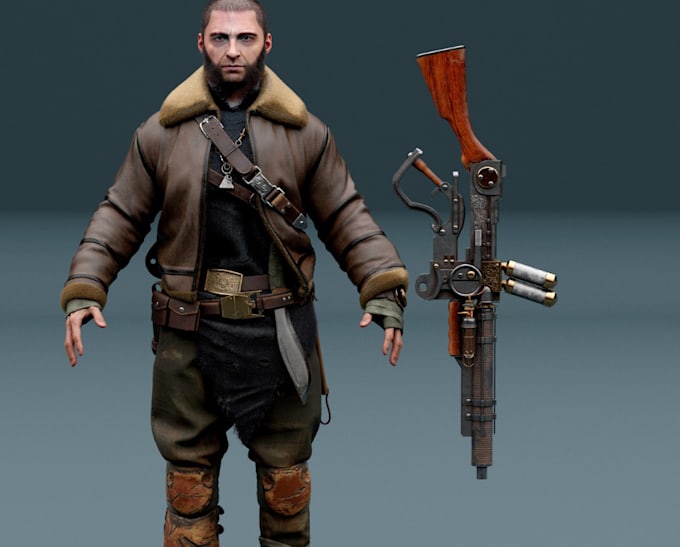 Create 3d character rigging and animation in blender,unreal engine and games by Azir43 | Fiverr