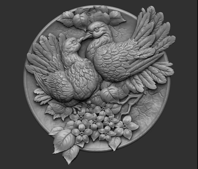 3d bas relief coin model 3d sculpting 3d medallion 3d engraving for 3d ...