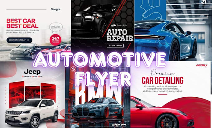 Design automotive ad flyers custom flyers car ads car flyers brochure ...