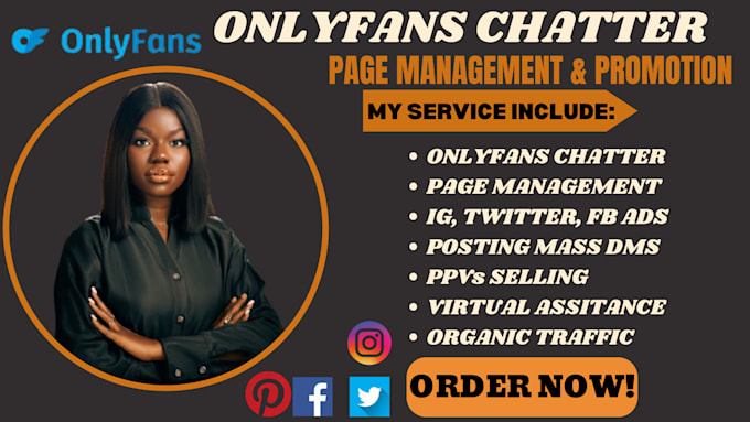 Onlyfans chatter management link promotion virtual assitant ads by Kayla_hanson | Fiverr