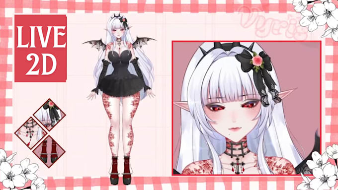 Live2d vtuber rigging 2d vtuber animated live 2d rigging for vtube studio