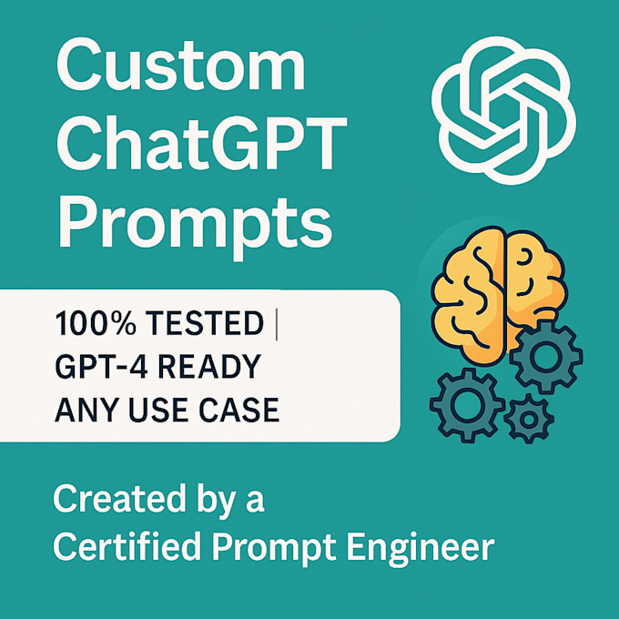 Create powerful chatgpt prompts for any use case by Impranjalk | Fiverr