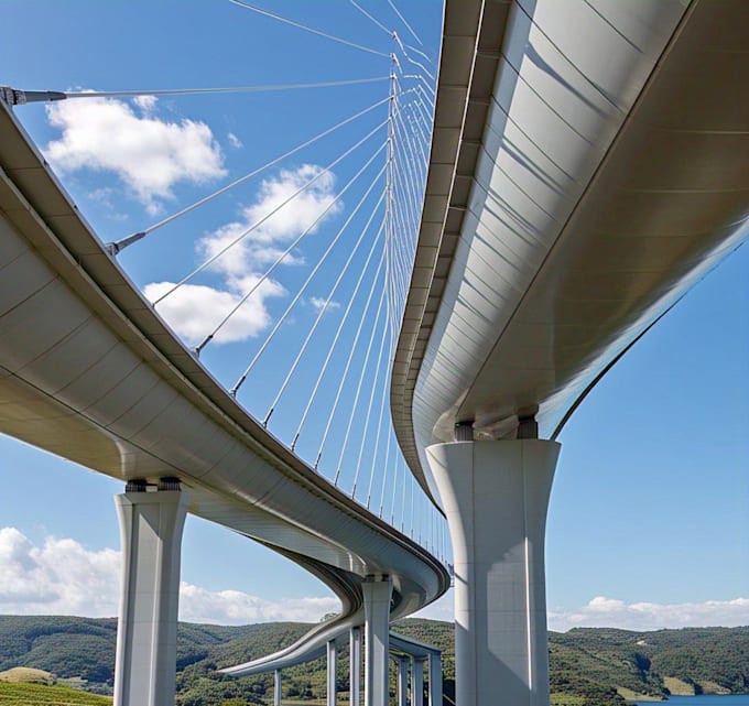 Do realistic bridge design, exterior rendering, 3d modeling by ...