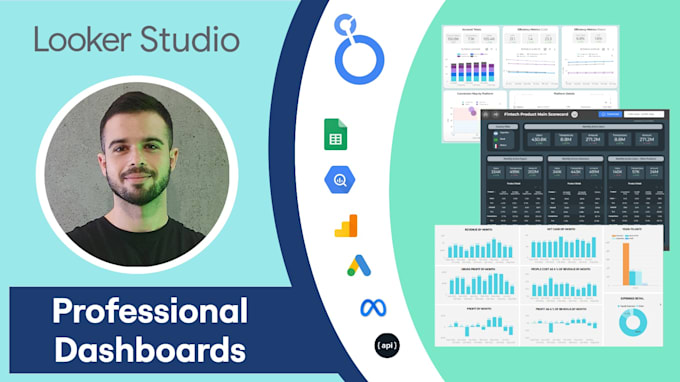 Create a custom professional lookerstudio dashboard by Lautaroalonso | Fiverr
