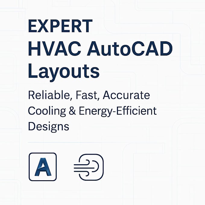 Design hvac duct layout in autocad for your home or building by ...
