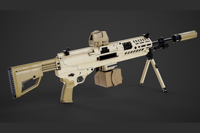 Create 3d game asset, 3d gun, fivem weapon, fivem gun pack by Gideon_temi1 | Fiverr