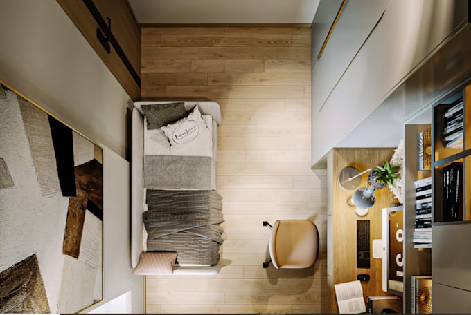 Optimize 3d study room, reading space, library design,interior ...