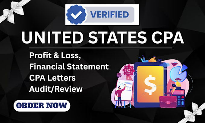 Sign us cpa letter, audit review financial statement, verified cpa ...