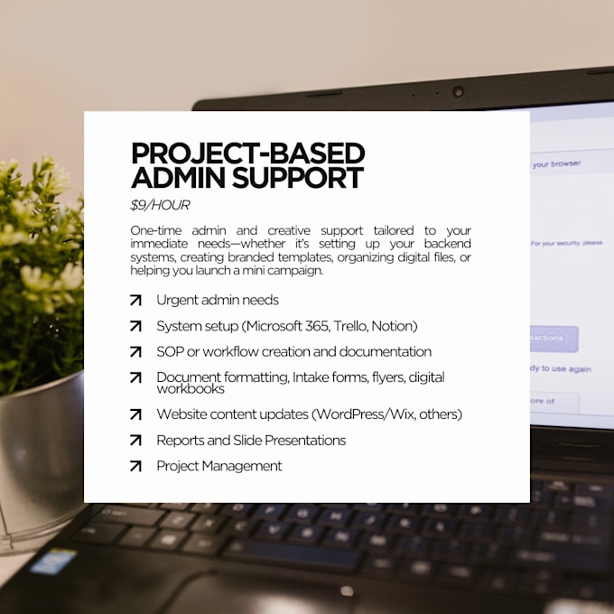 Provide remote admin support by Aeri_g | Fiverr