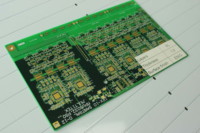 Design schematic, layout, diagram, circuit with single or multilayer ...