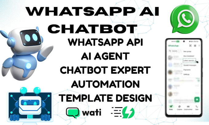 Setup saas platform, whatsapp ai agent with wati chatbot tidio,manychat,ai sensy by ...