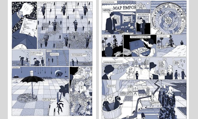 Do comic strip webtoon storyboard furry art reference character sheet ...