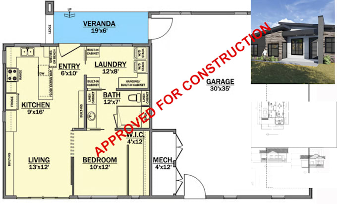 Create architectural drawings building drawing permit approval city ...
