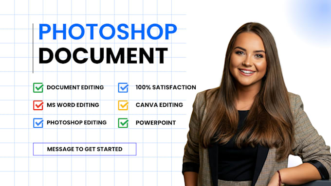 Photoshop doc editing image editing text replacement document ...