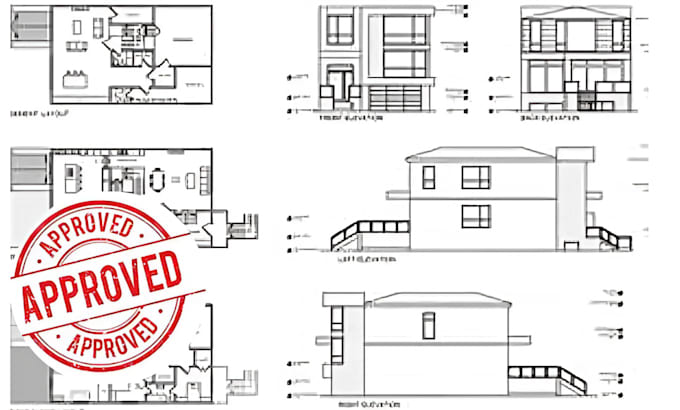 Draw, stamp architectural engineering drawings for permit approval ...